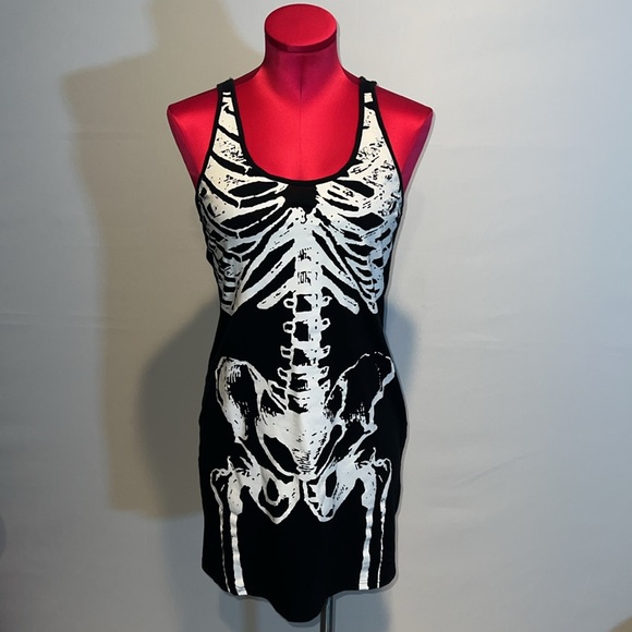 Dresses | Rare Rad Skeleton Tank Top Dress | Poshmark